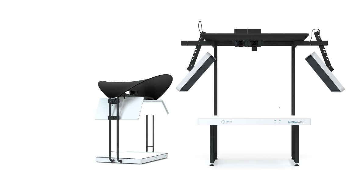 ALPHATABLE y ALPHADESK para fotografía plana (flatlay) automática